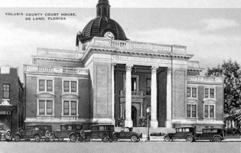 Florida Historic Marker for Historic DeLand Courthouse